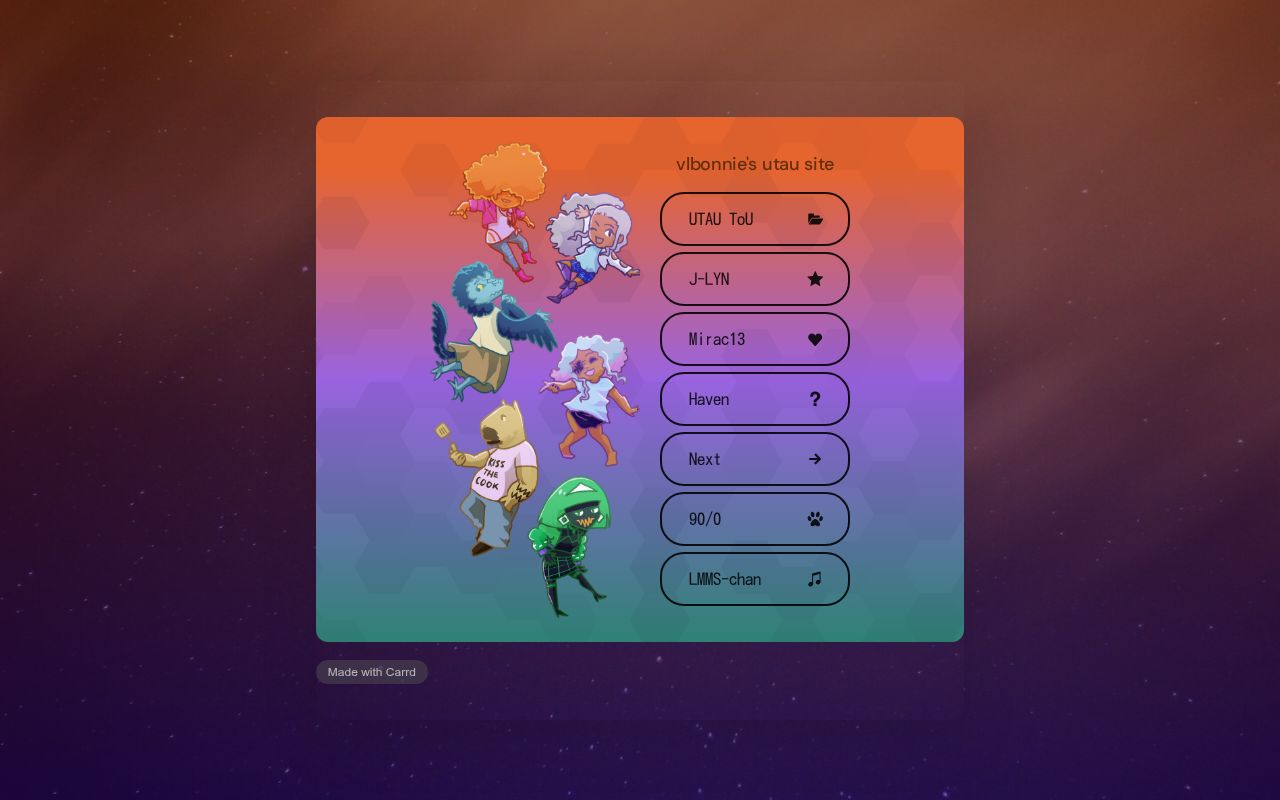 vlbonnie's UTAU distribution